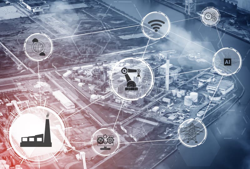 Industry 4.0 Technology Concept - Smart Factory for Fourth Industrial ... Industry 4.0 Technology Concept - Smart Factory for Fourth Industrial ...