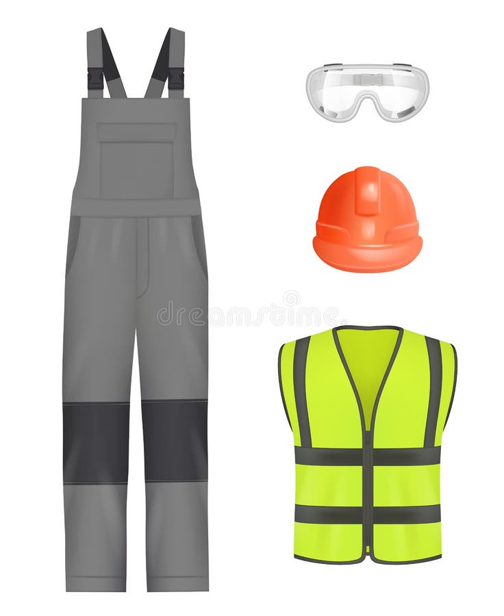Industry Uniform. Realistic Workwear Professional Constructors or ...