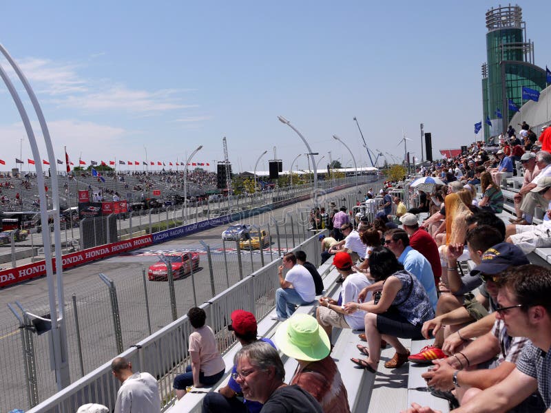 IndyCar race, Toronto 2011 editorial stock image. Image of grandstand ...