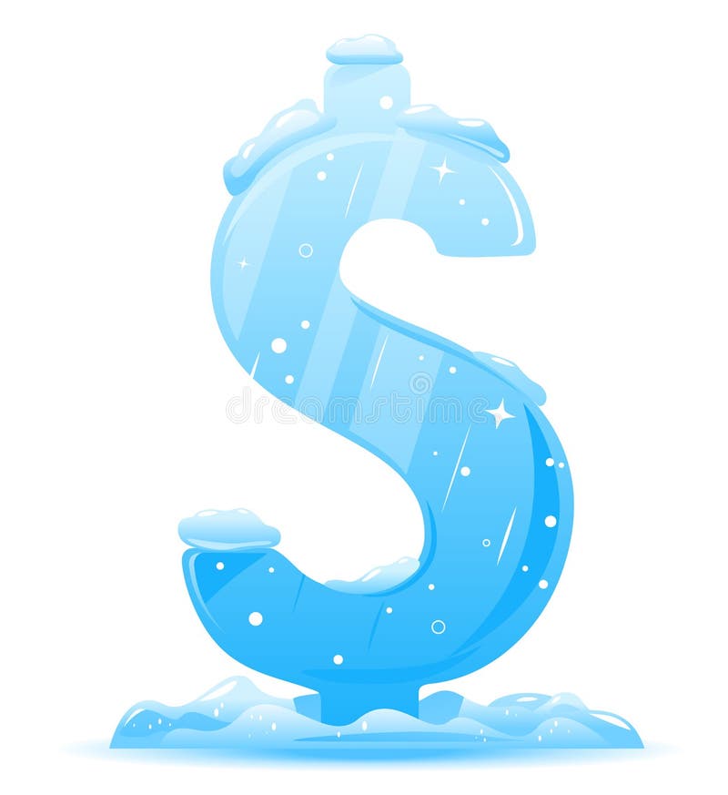 Ice Dollar Sign Stock Illustrations – 888 Ice Dollar Sign Stock ...