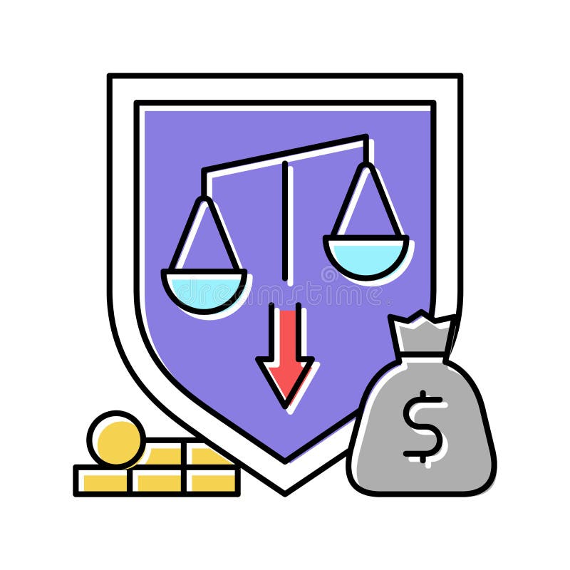 Inequality Social Problem Color Icon Vector Illustration Stock Vector ...