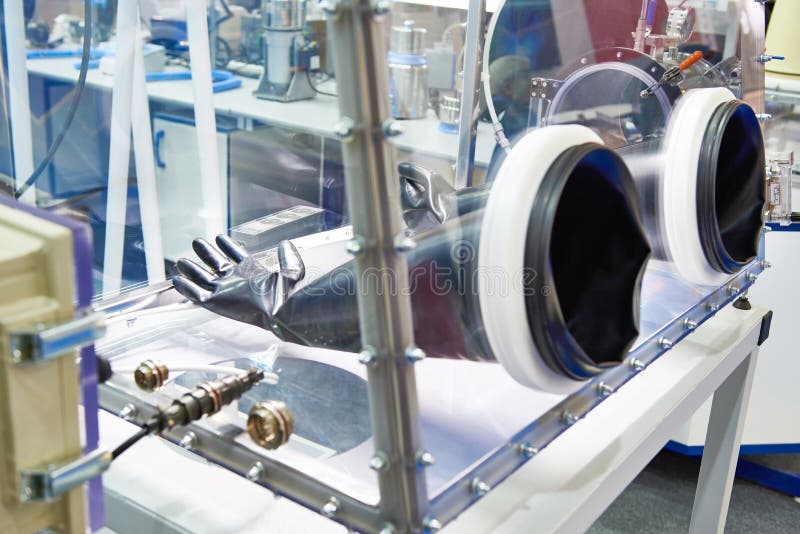 Inert gas frame glovebox stock image. Image of laboratory - 147006053