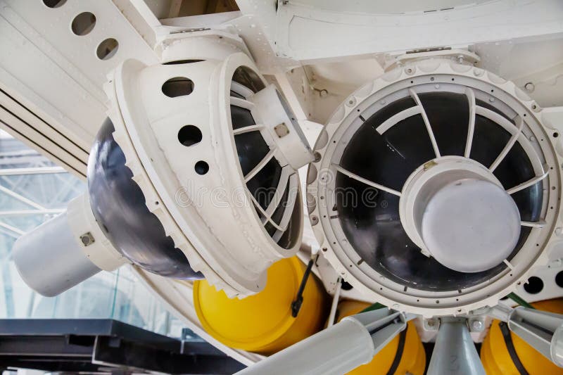 The Inertial Navigation System of the Space Station is White. Stock ...