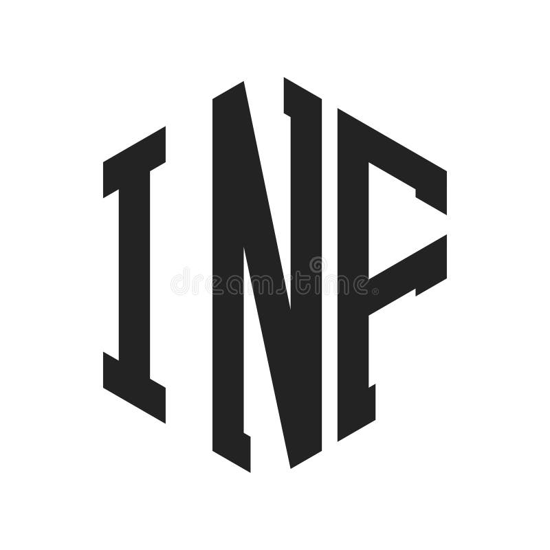 INF Logo Design. Initial Letter INF Monogram Logo Using Hexagon Shape ...
