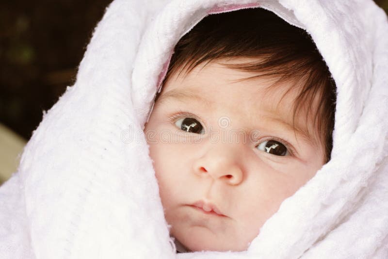 Infant face stock photo. Image of selective, closeup - 10578248