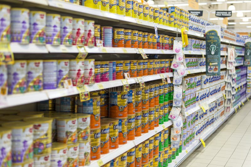 Mother Preparing Baby Formula Stock Image - Image of lifestyle, color ...