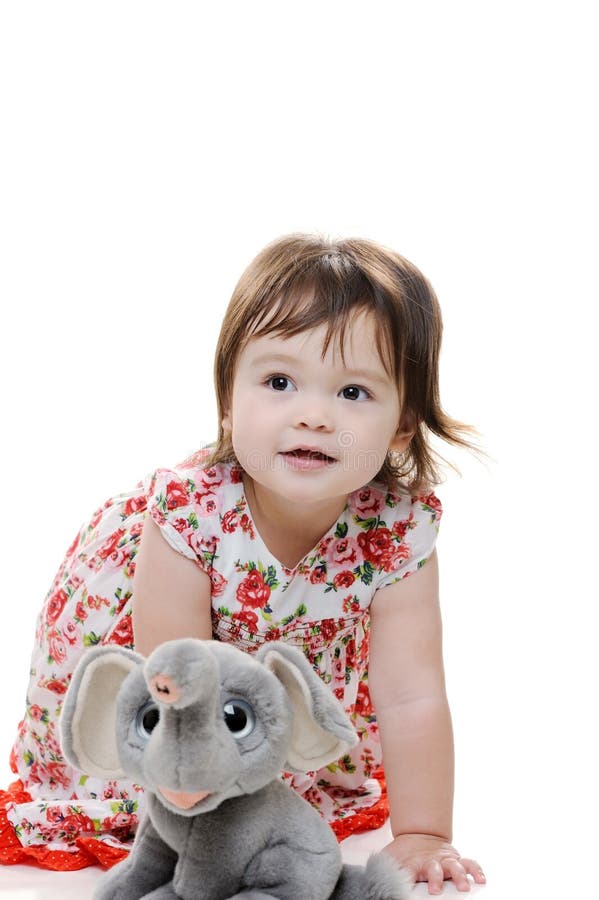 Infant girl stock photo. Image of funny, face, beautiful - 28915164