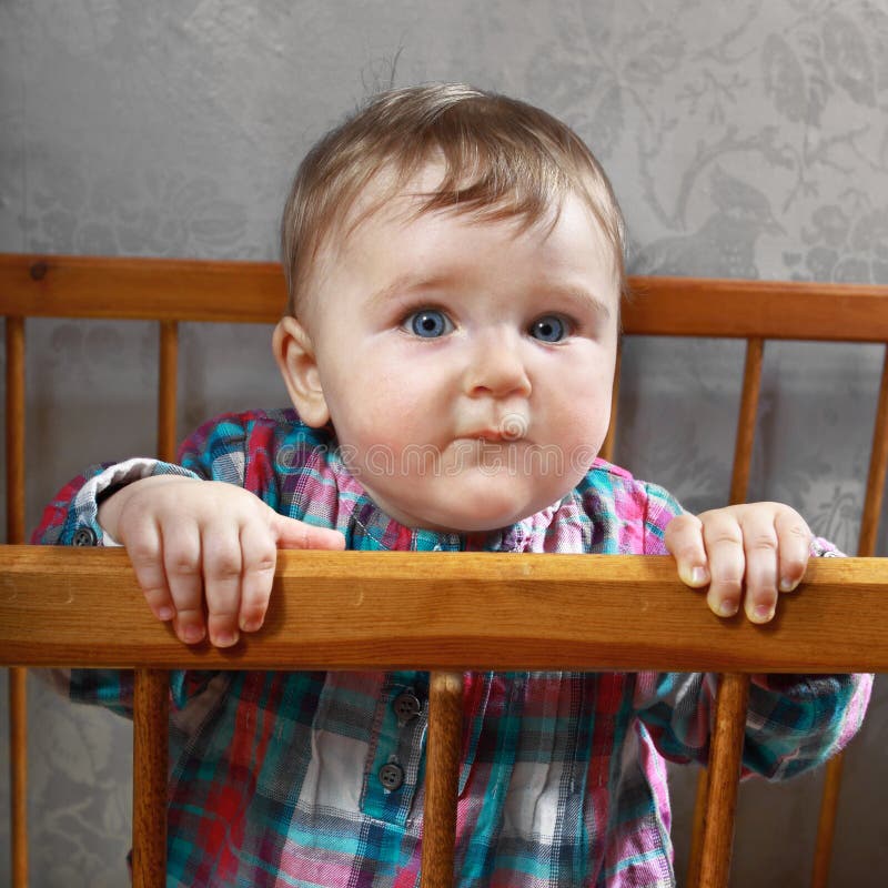 Infant stock image. Image of cute, pale, cheerful, girl - 43961599