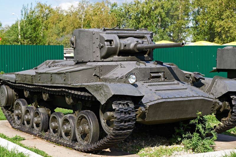 Infantry Tank Mk.III Valentine VI Stock Image - Image of memorial ...