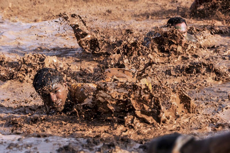 Infantry Training In Mud Picture. Image: 83064912