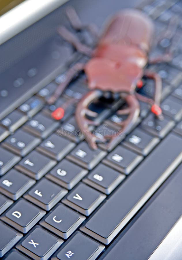 Infected computer ? stock photo. Image of fire, card - 11894510