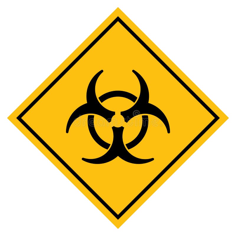 Infectious Substance Label Symbol Sign ,Vector Illustration, Isolate on ...