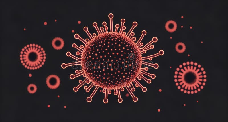 Infection in Progress - a Visual Representation of a Virus Spreading ...