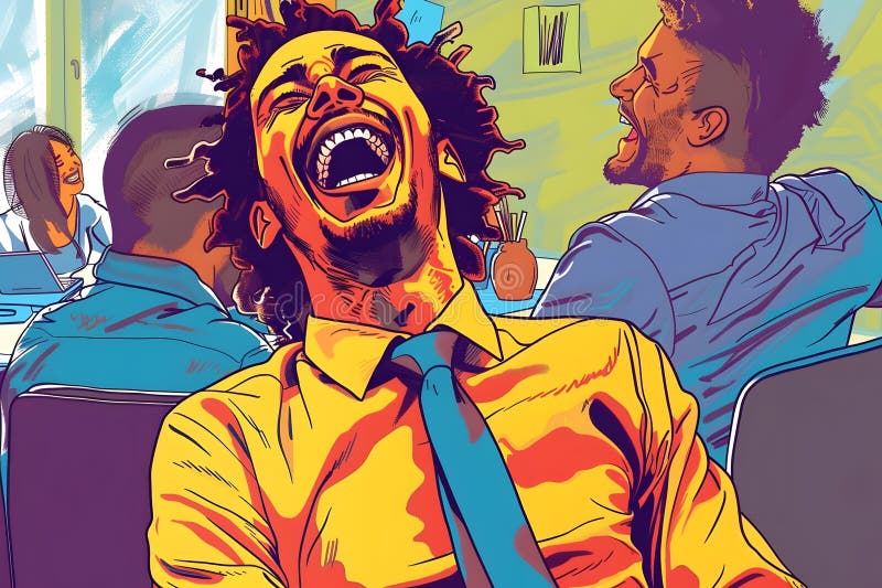 The Infectious Laughter, Contagious Joy Spreads through Office Teamwork ...