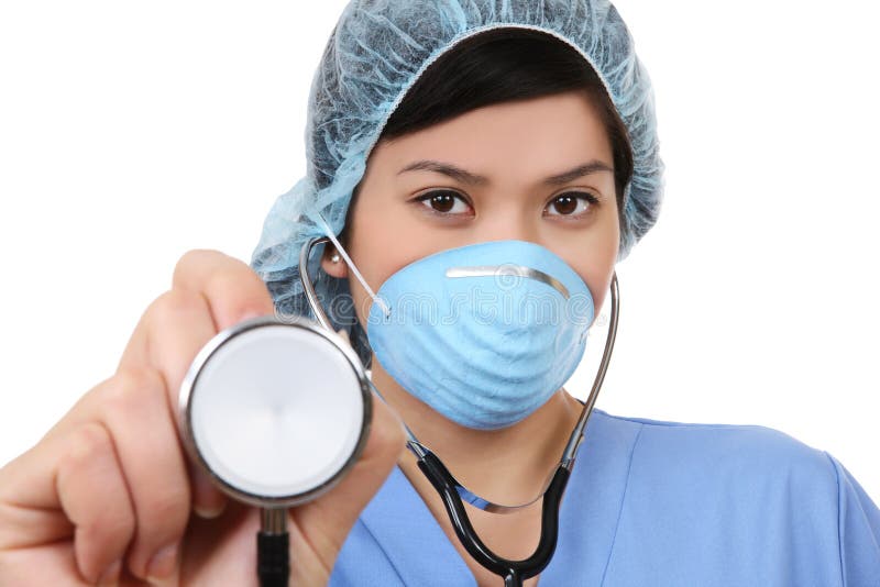 Infermiera Asiatica Della Donna Immagine Stock - Immagine di successo ...