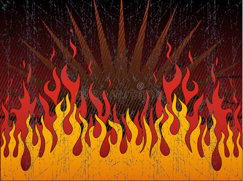 Infernal fire stock illustration. Illustration of flame - 5562932