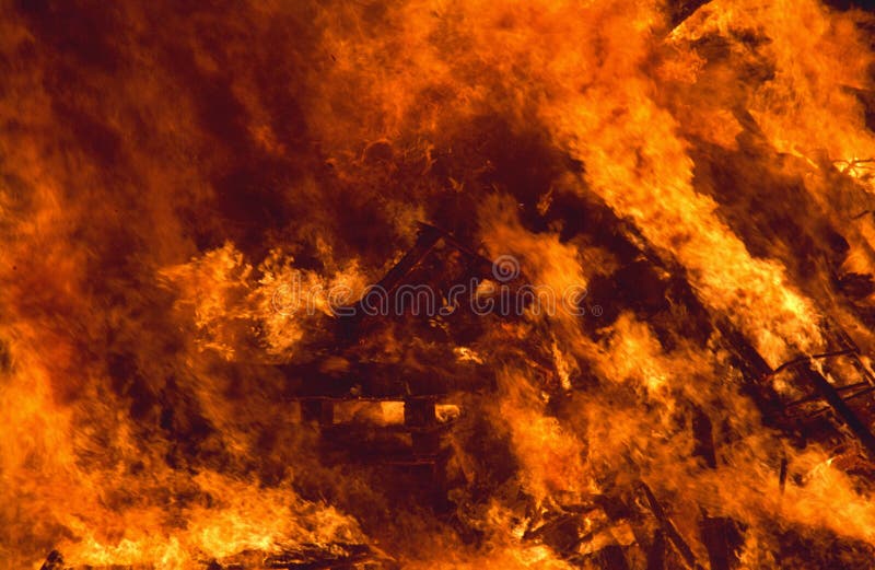 Inferno stock image. Image of alight, fumes, arson, orange - 4189213