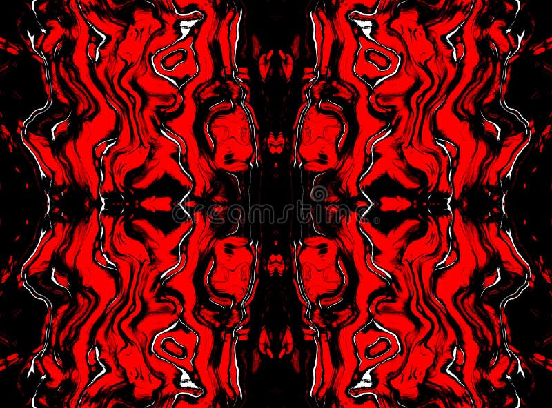 Red and Black Inferno Pattern As Abstract Background. Comic Background ...