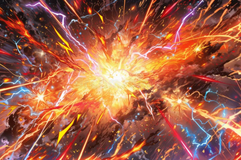 Lightning Collide Stock Illustrations – 50 Lightning Collide Stock ...