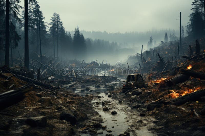 Inferno Unleashed: Devastating Forest Fire Engulfing Nature S Splendor ...