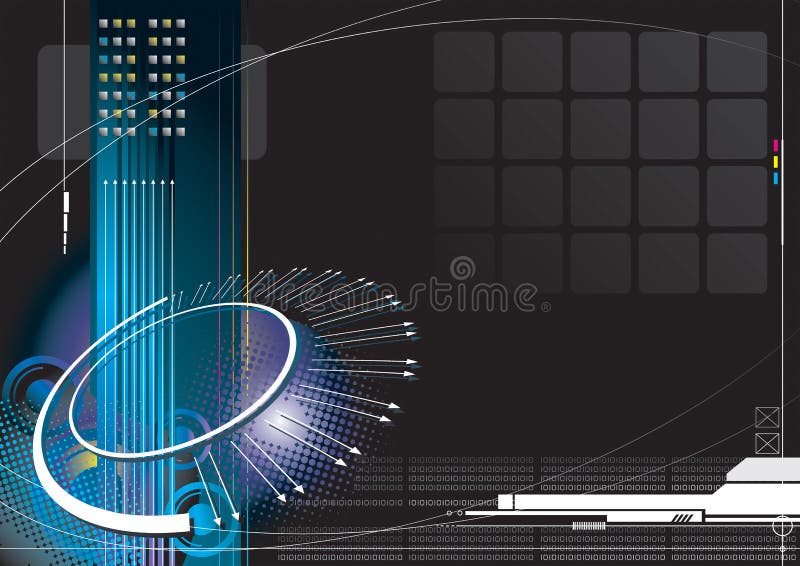 Infinidade alta tecnologia ilustração do vetor. Ilustração de visual ...