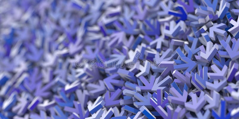 Infinite Arrow Signs, 3d Rendering Stock Illustration - Illustration of ...