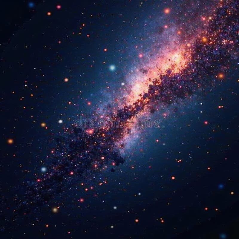 Infinite Black Canvas Scattered with Diamond Like Starlight , Celestial ...