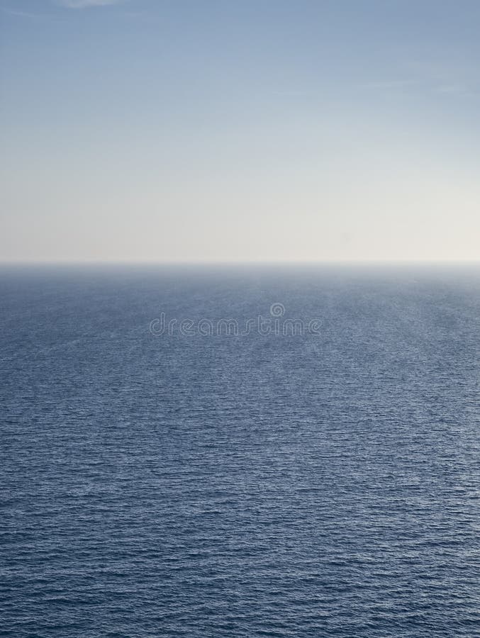 Infinite Blue Sea stock photo. Image of horizon, calm - 16829904