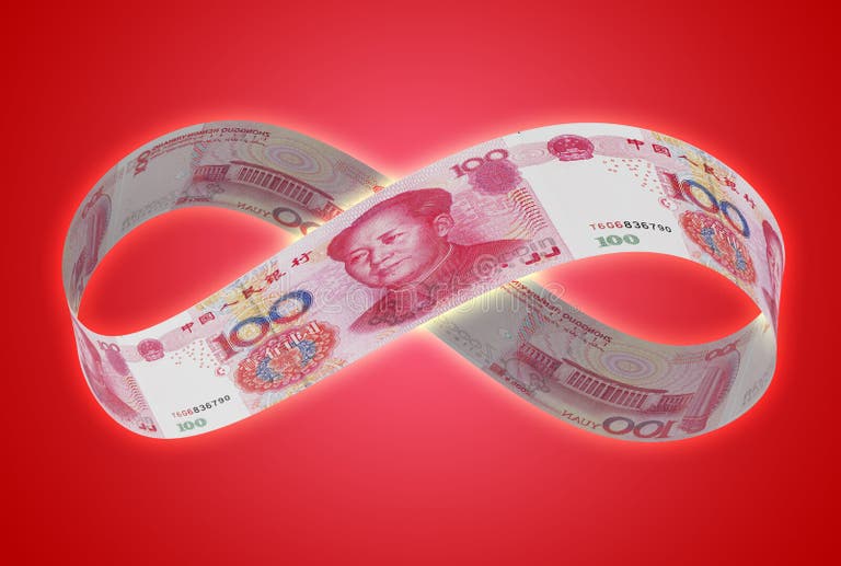 Infinite chinese yuan stock illustration. Illustration of banknote ...