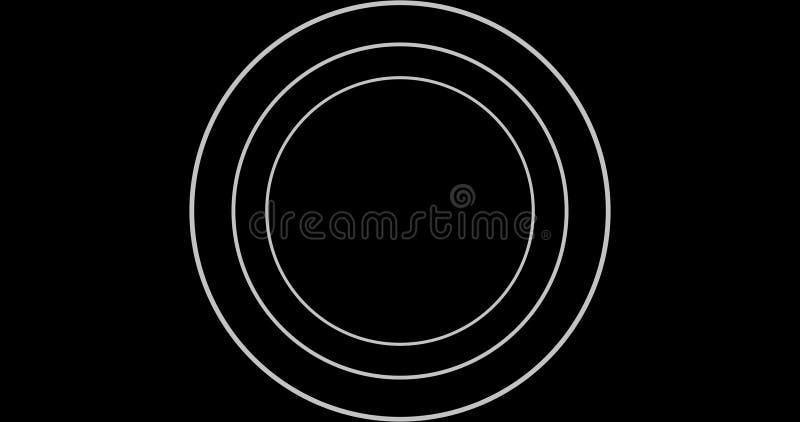Infinite Circle Loop Background Animation. Creative Unique Abstract ...