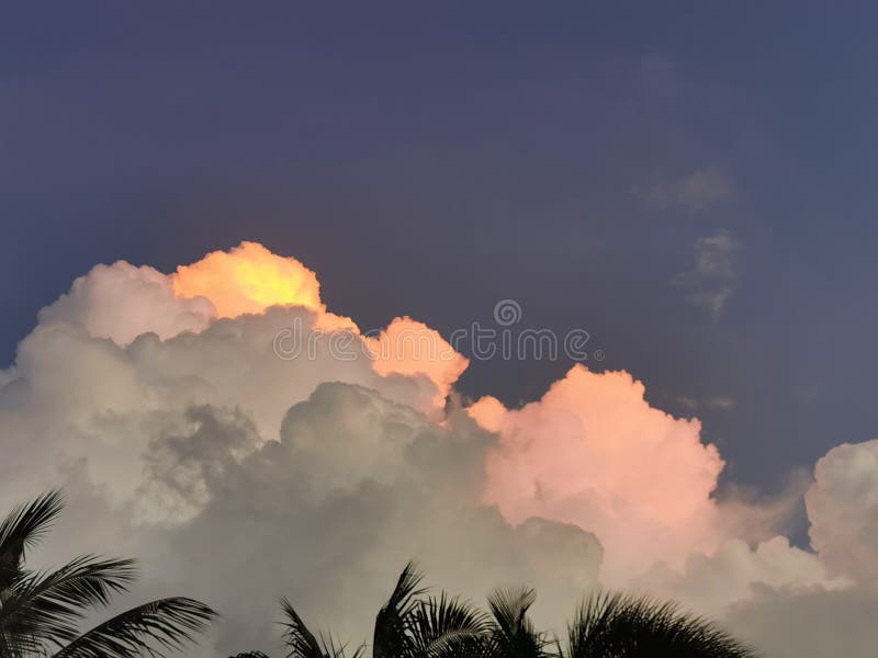 Infinite cloud rainbow stock photo. Image of sunset - 219515000