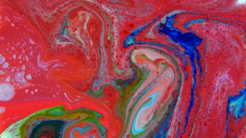 Infinite Color Loops and Explosions Hypnotizing Stock Video - Video of ...