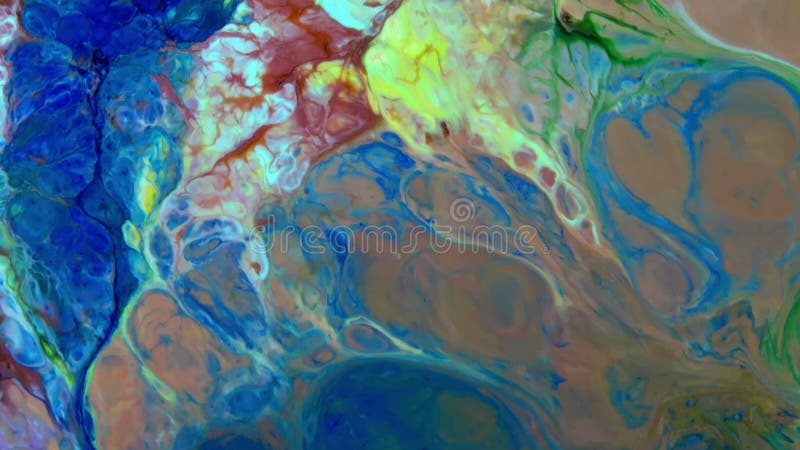 Infinite Color Loops and Explosions Hypnotizing Stock Video - Video of ...