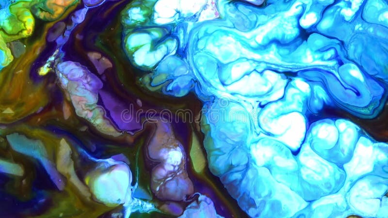 Infinite Color Loops and Explosions Hypnotizing Stock Footage - Video ...