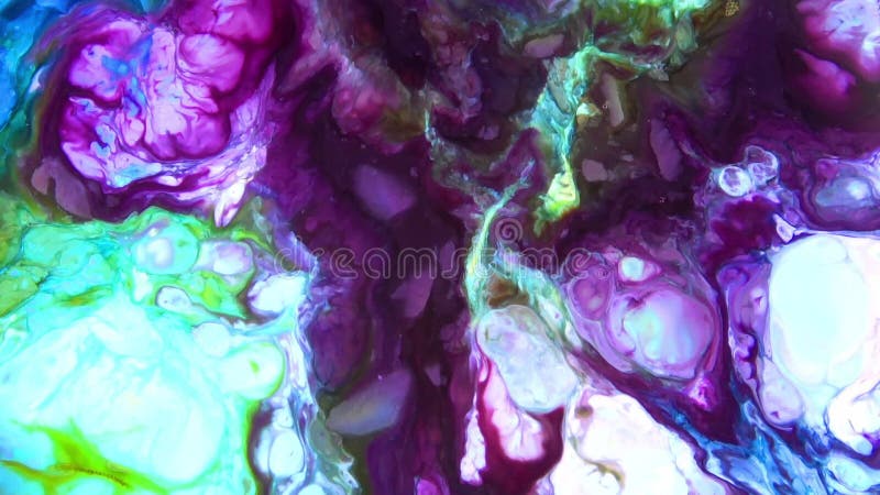 Infinite Color Loops and Explosions Hypnotizing Stock Video - Video of ...