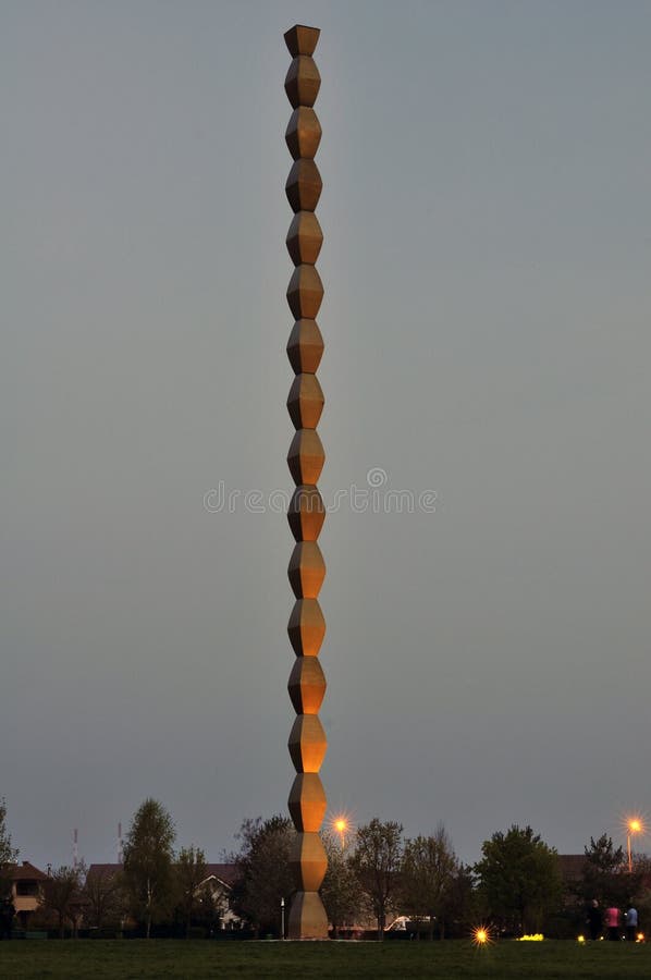 Infinite Column,Targu Jiu, Romania 102 Stock Image - Image of ...