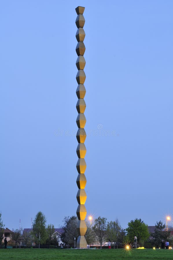 Infinite Column,Targu Jiu, Romania 102 Stock Image - Image of ...