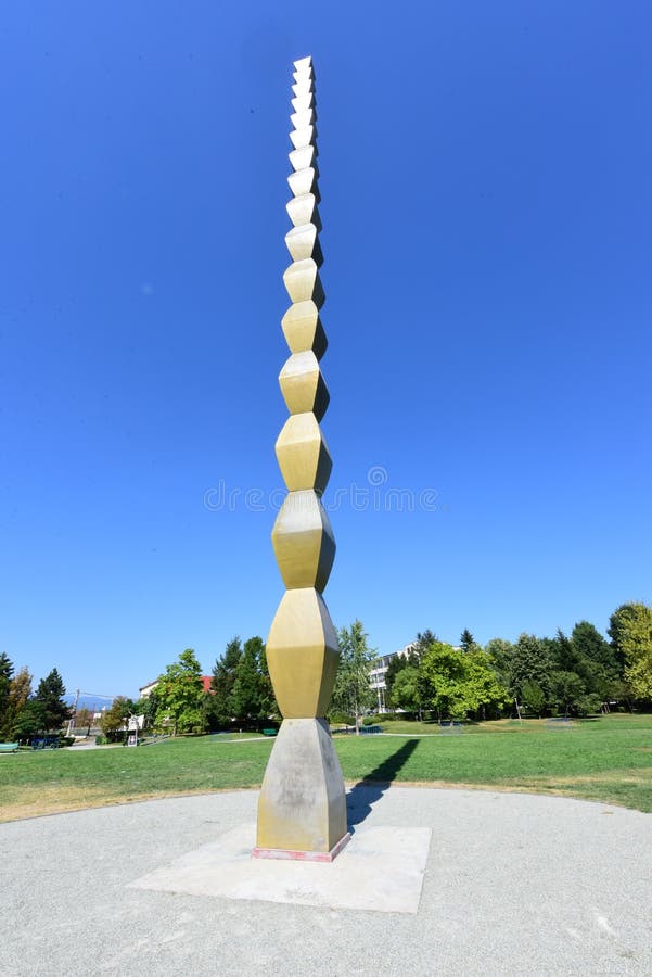 Infinite Column,Targu Jiu, Romania 245 Editorial Stock Photo - Image of ...