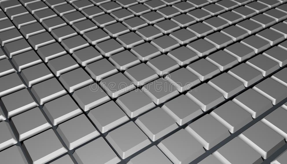 Infinite Computer Keyboard As Abstract Concept Stock Illustration ...