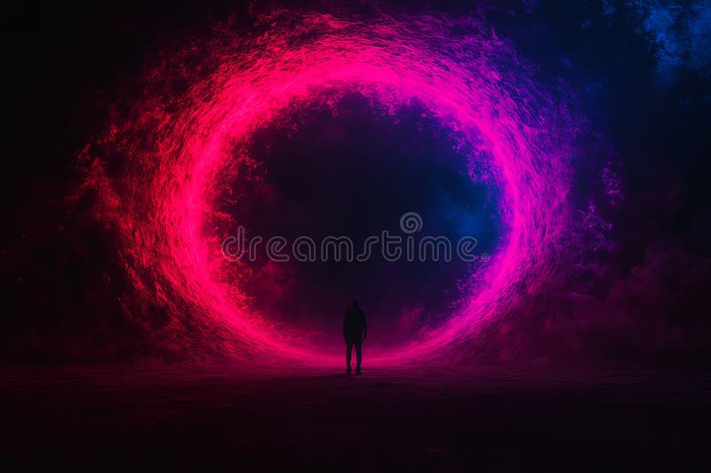 The Infinite Corridor stock illustration. Illustration of fiction ...