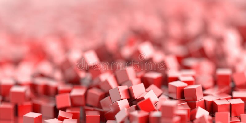 Infinite cubes background stock illustration. Illustration of design ...