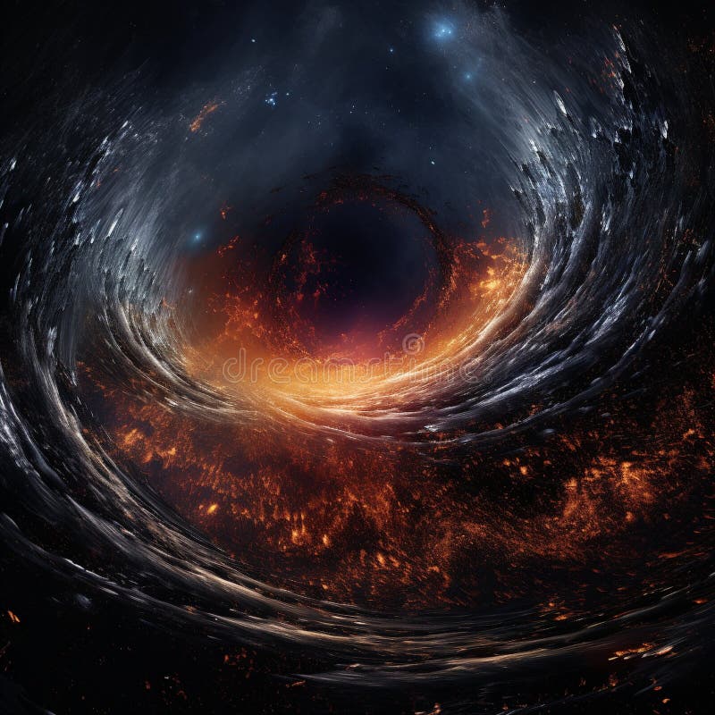 Infinite Darkness: Exploring the Secrets of Black Holes Stock Image ...