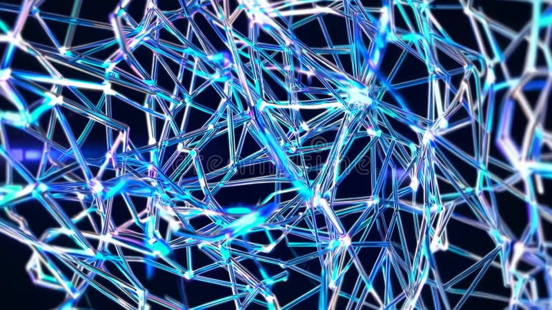 Infinite Data Patterns Expanding in a Digital World Stock Video - Video ...