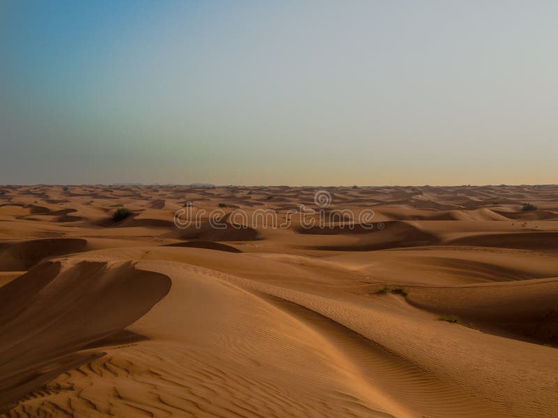Infinite desert dunes stock photo. Image of persian, gulf - 74750904
