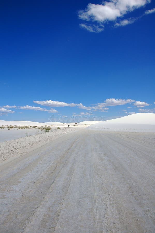 Infinite Desert Road stock photo. Image of monument, alamogordo - 13316436