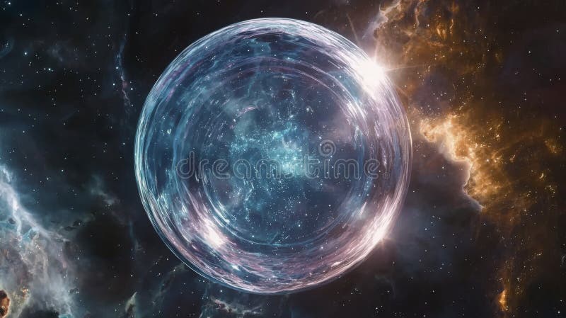 Infinite Expansion of a Transparent Bubble in Cosmic Space Digital Art ...