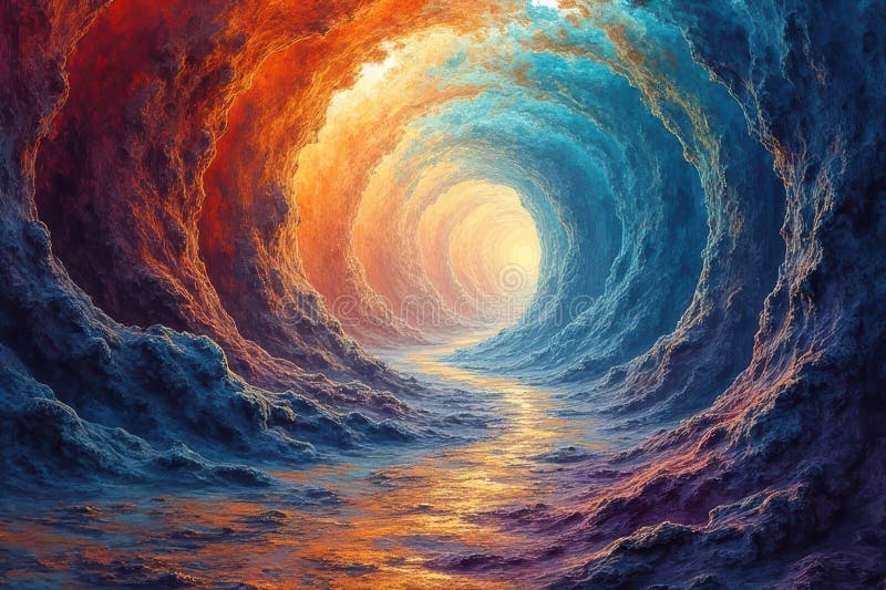 Infinite Explorations stock illustration. Illustration of aesthetic ...