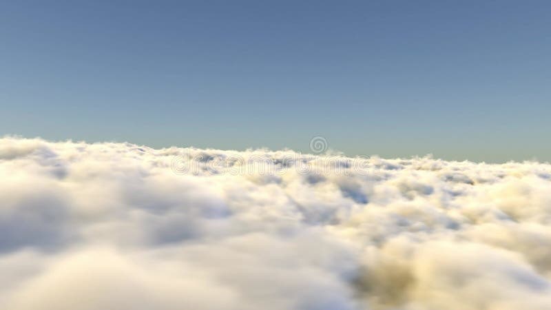 Infinite Fly Above the Cinematic Dawn Clouds Sunrise Background ...