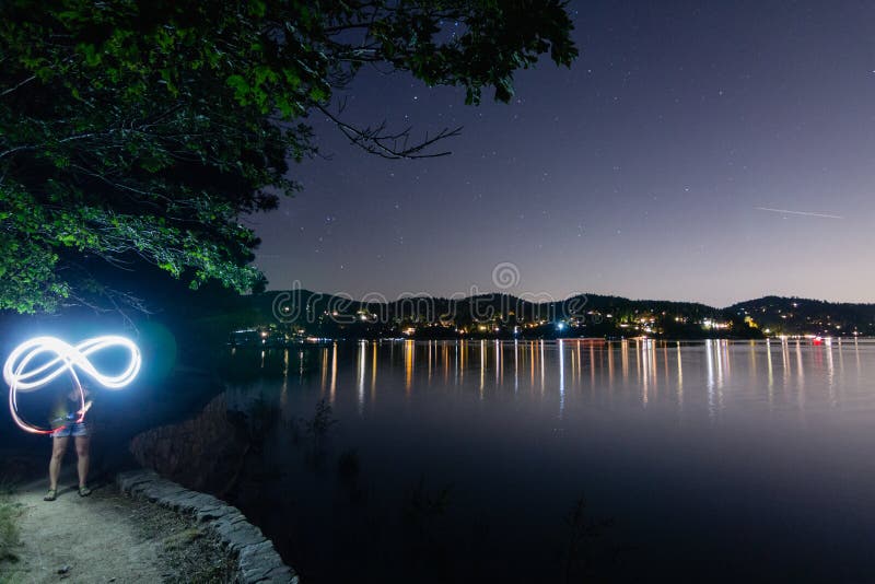 Infinite and Forever in Nature Stock Image - Image of nature, light ...