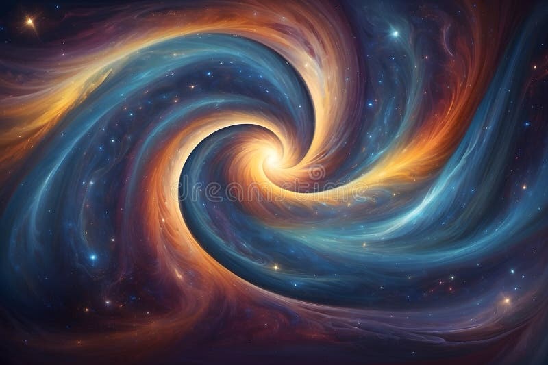 Infinite Galaxies with Nebulae As an Abstract Art Stock Image - Image ...